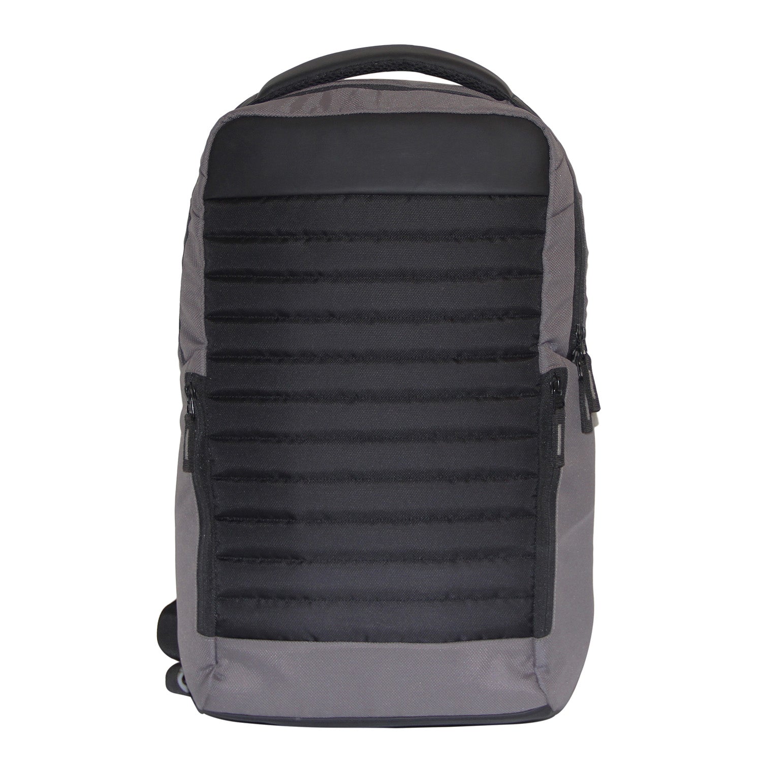 Black-Grey Quilted Backpack – creaworldwide