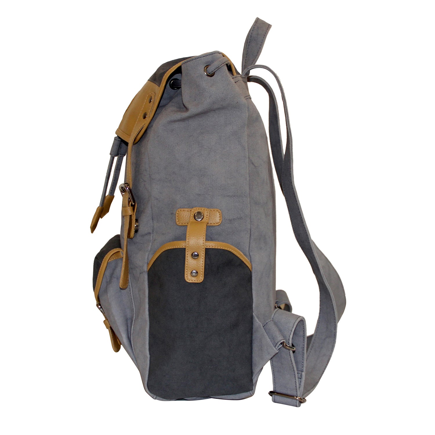 Drawstring Grey Backpack – creaworldwide